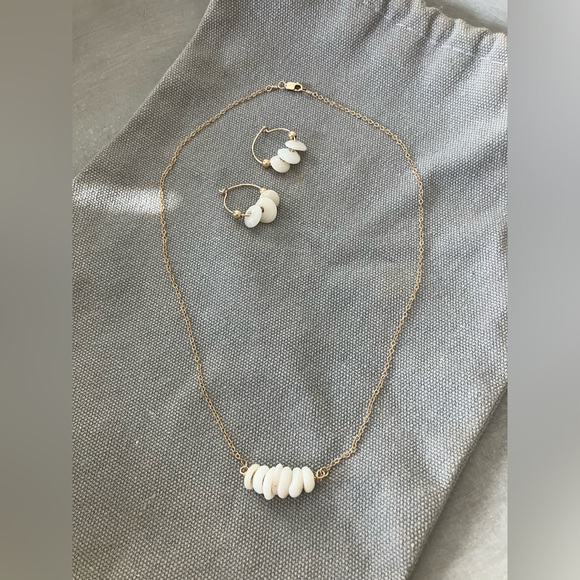 Jewelry | Puka Shell Necklace And Earrings Set | Poshmark